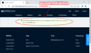 Create an INSPIRE author profile – INSPIRE help